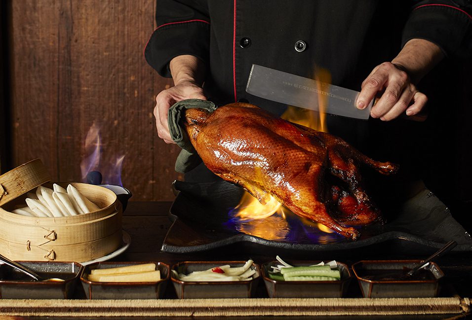 Flaming Duck at Hutong Miami | Brickell City Center | Chinese